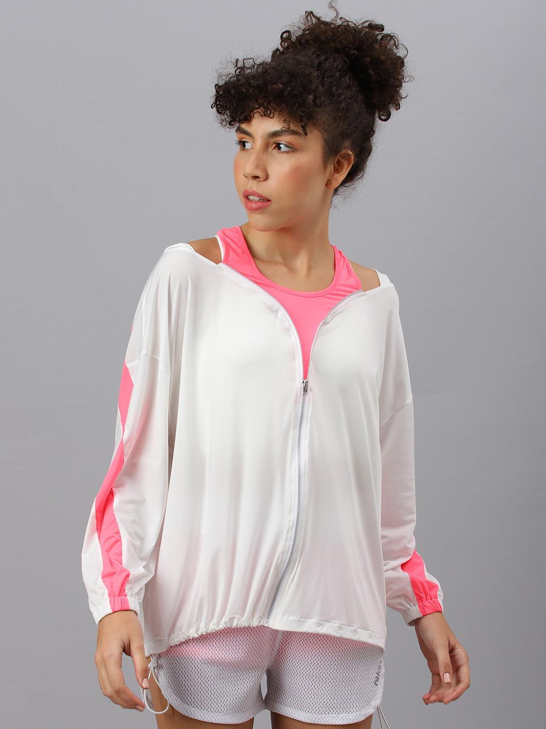 Buy Fitkin Women Lightweight Training Or Gym Sporty Jacket - Jackets ...