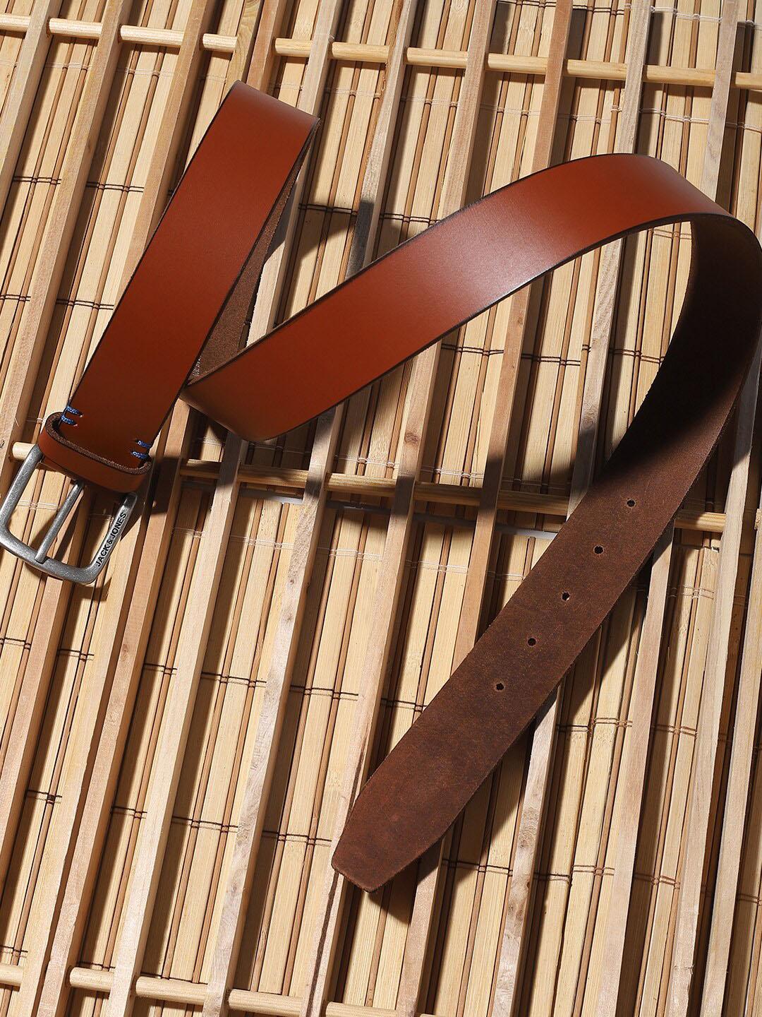Buy Jack & Jones Men Leather Formal Belt - Belts for Men 21255236 | Myntra