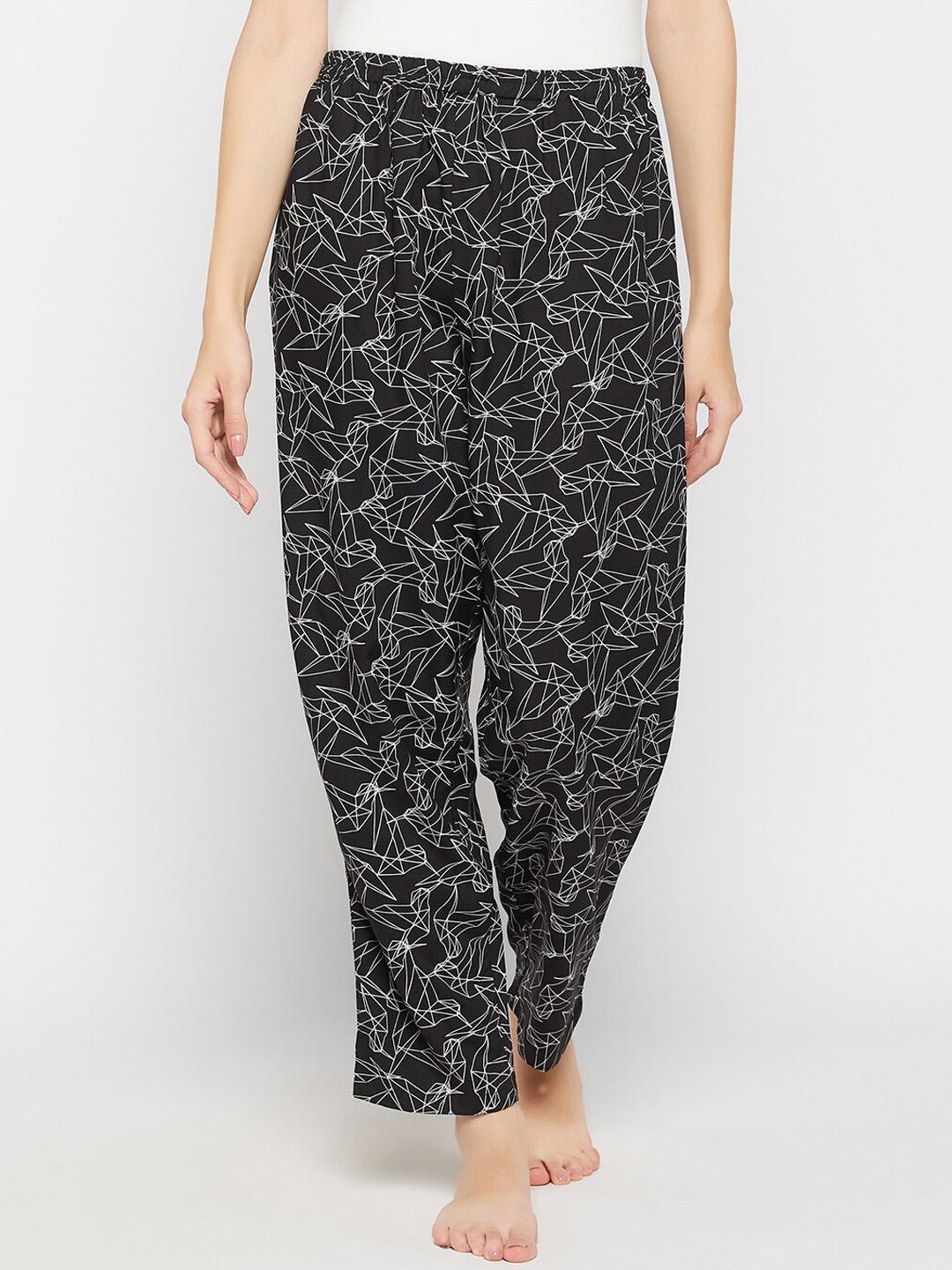 Buy Clovia Women Printed Snug Fit Lounge Pants - Lounge Pants for Women ...