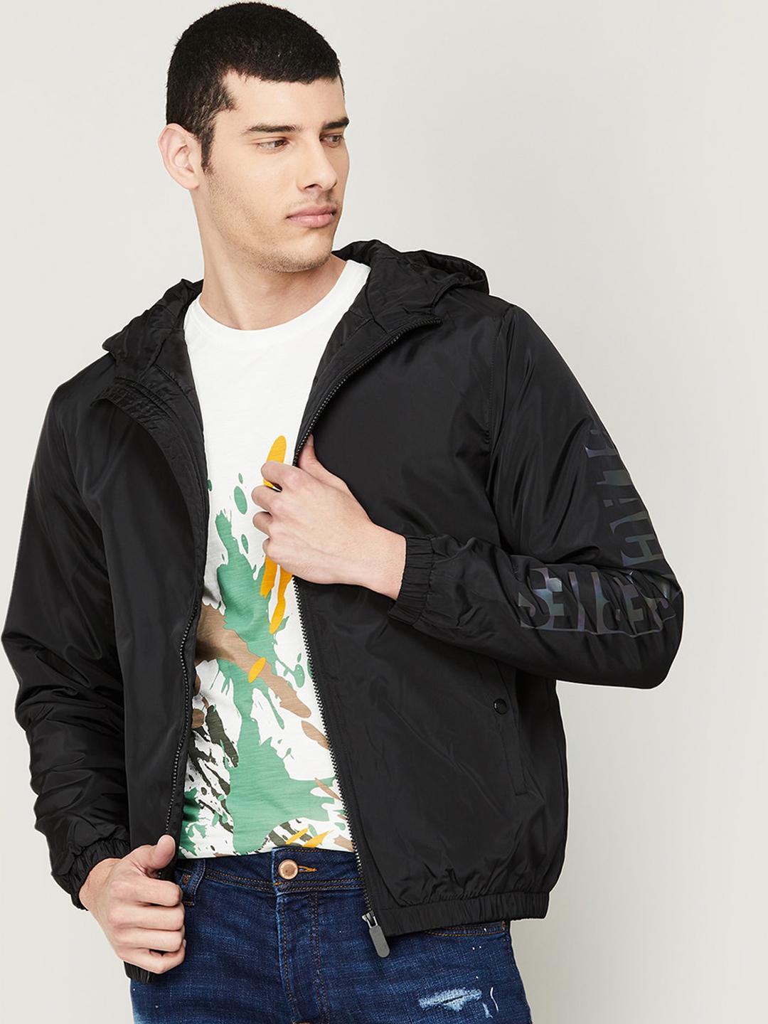 Buy Bossini Men Black Bomber Jacket - Jackets for Men 21304672 | Myntra