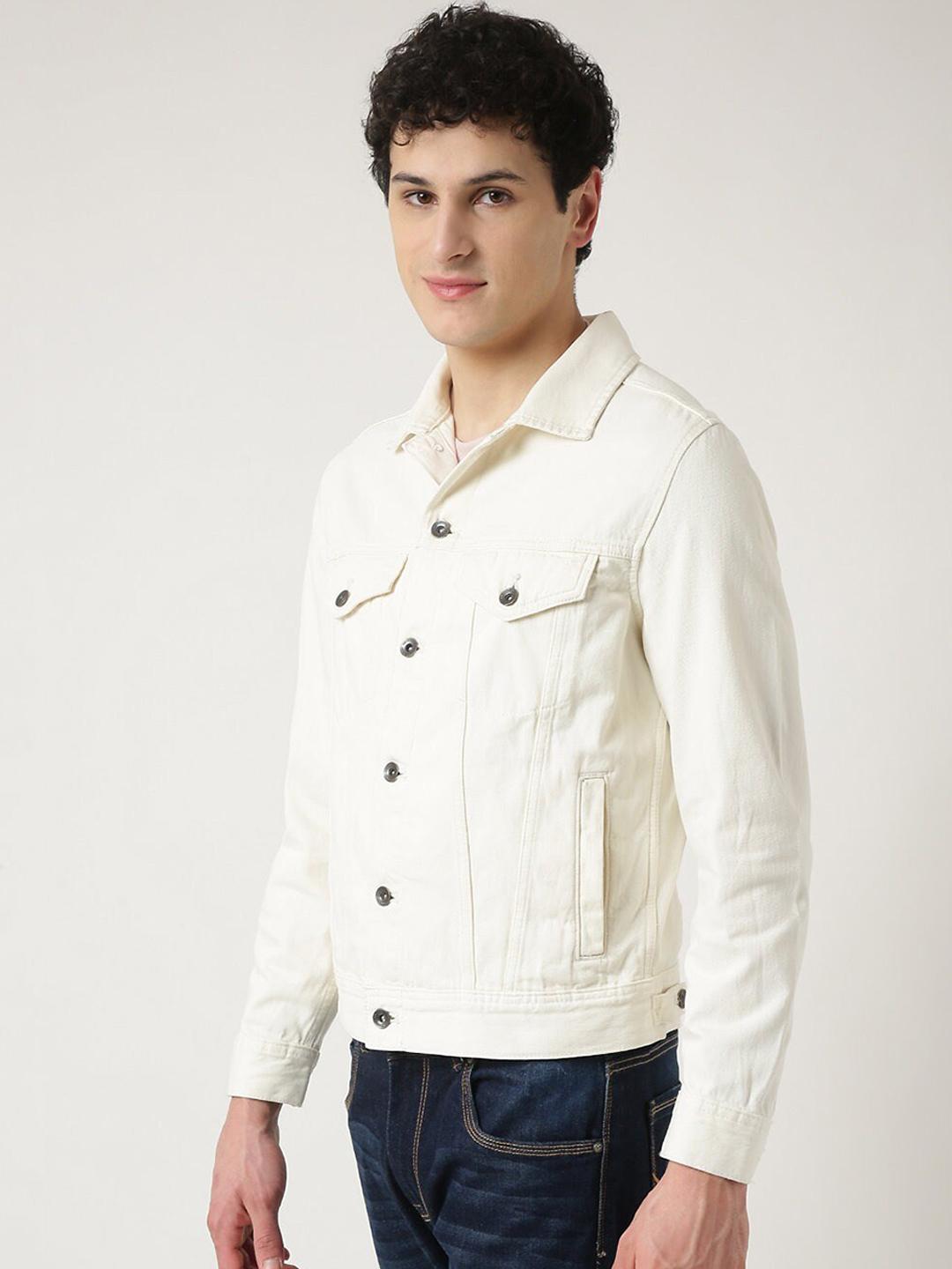 Buy Marks & Spencer Men Lightweight Pure Cotton Denim Jacket - Jackets ...