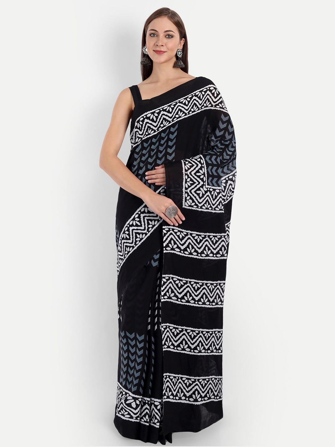 Buy BUTA BUTI Ethnic Motifs Pure Cotton Saree - Sarees for Women ...