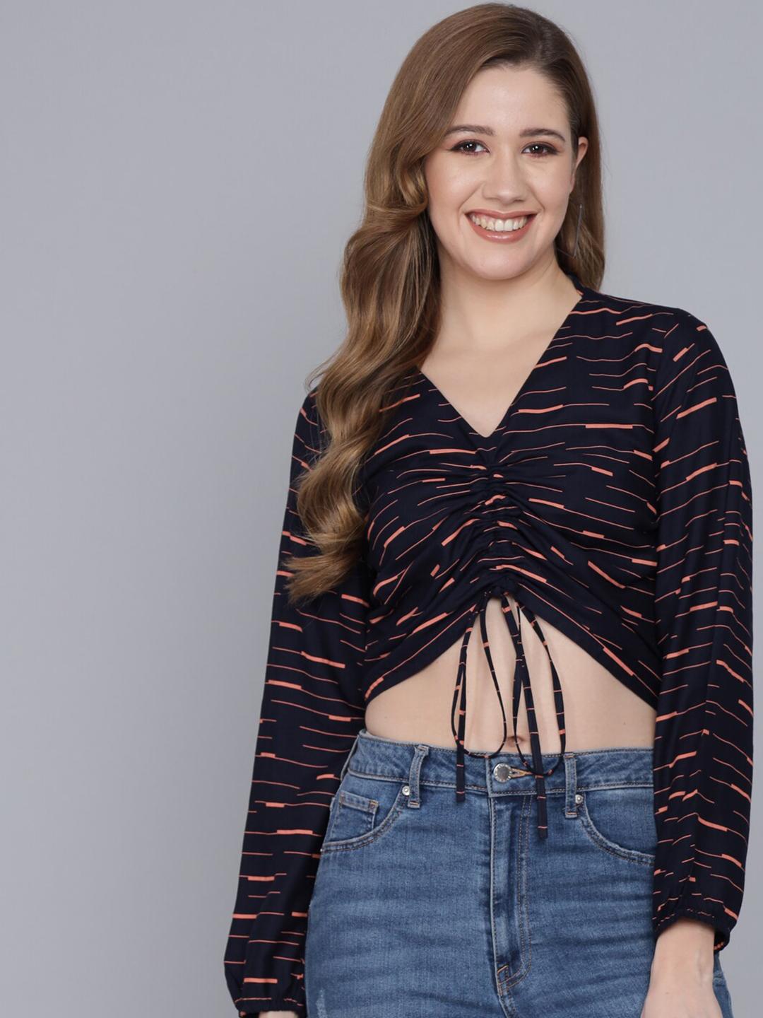 Buy FLAMBOYANT Print Crop Top - Tops for Women 21370672 | Myntra
