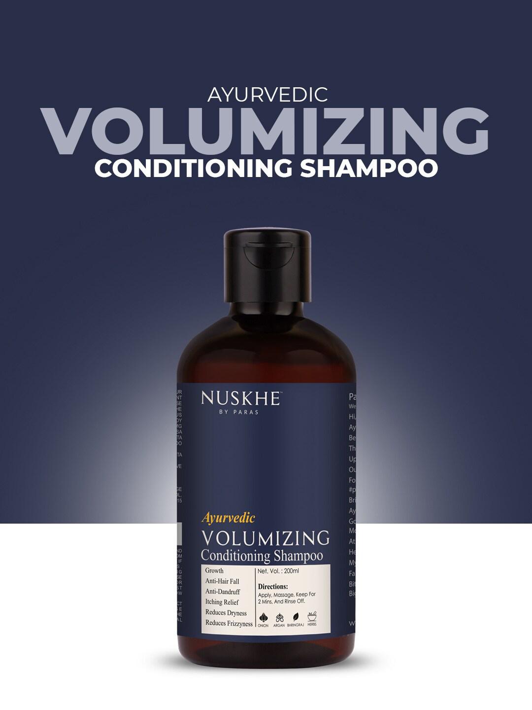 Buy Nuskhe By Paras Ayurvedic Volumizing Conditioning Shampoo With ...