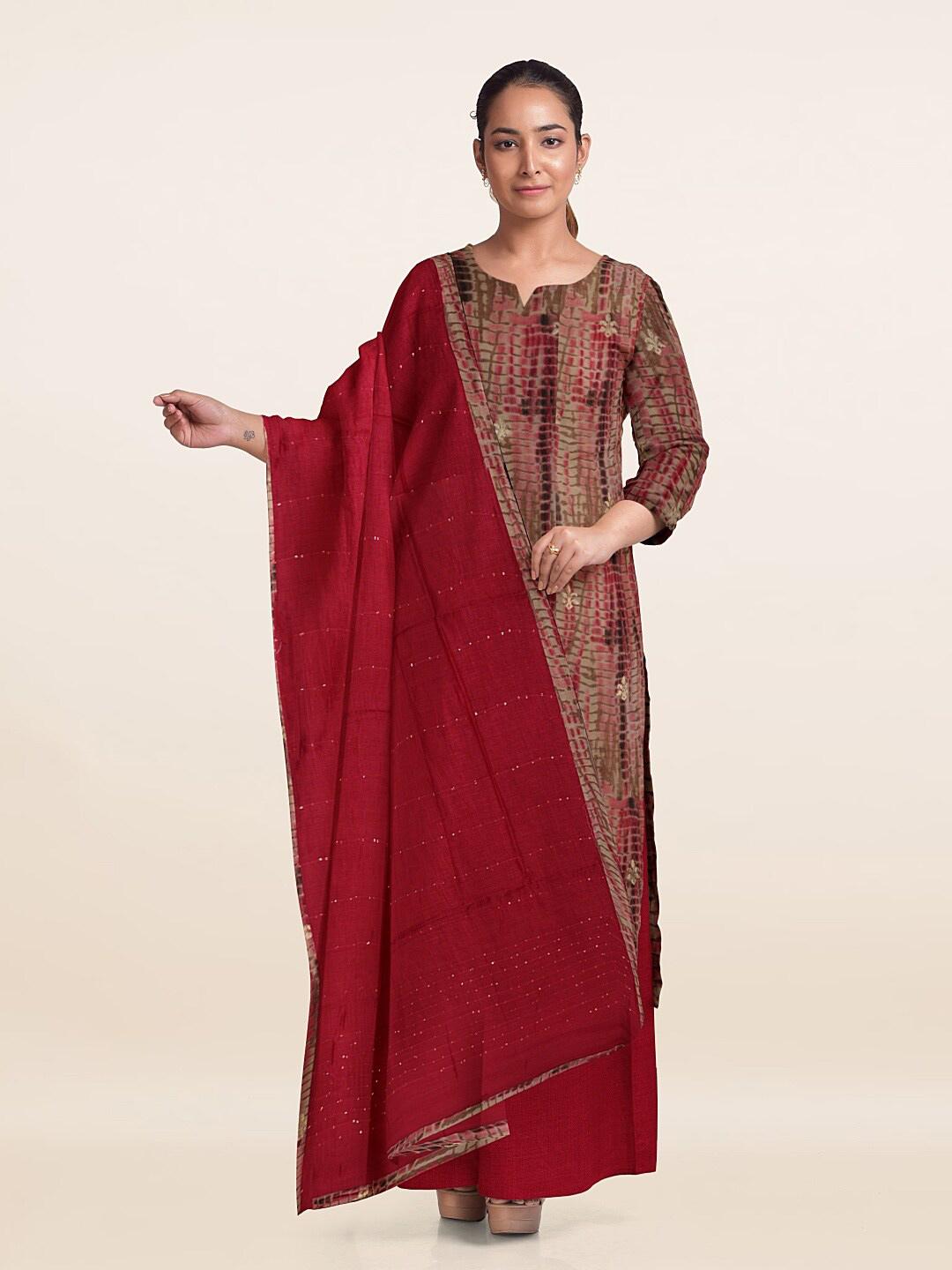 Buy Pothys Unstitched Dress Material - Dress Material for Women ...
