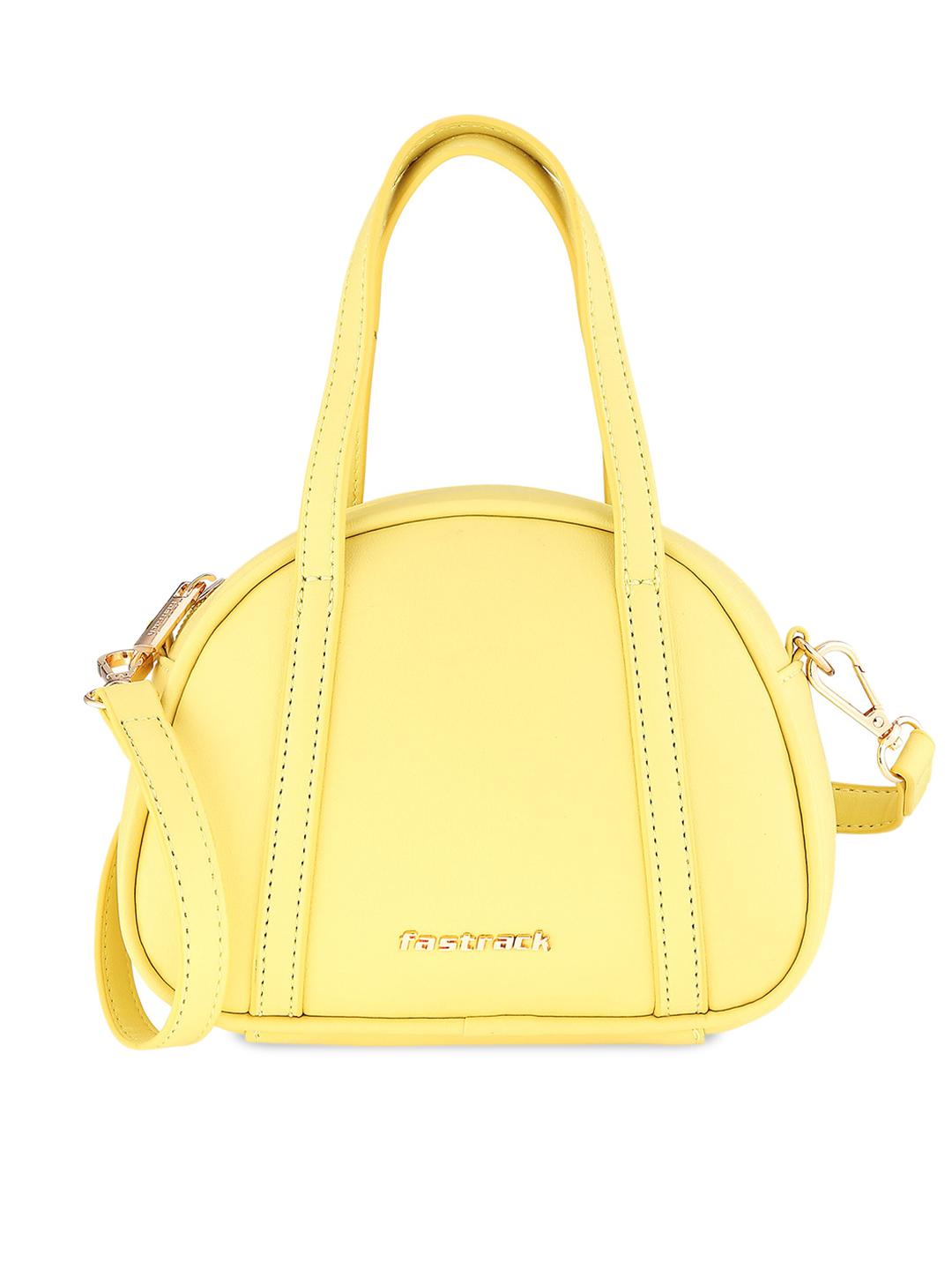 Buy Fastrack PU Structured Satchel - Handbags for Women 21407000 | Myntra