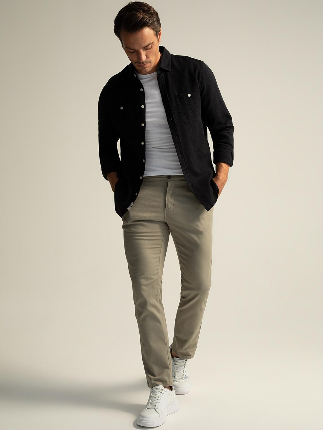 Buy DeFacto Men Chinos Trouser - Trousers for Men 21462790 | Myntra