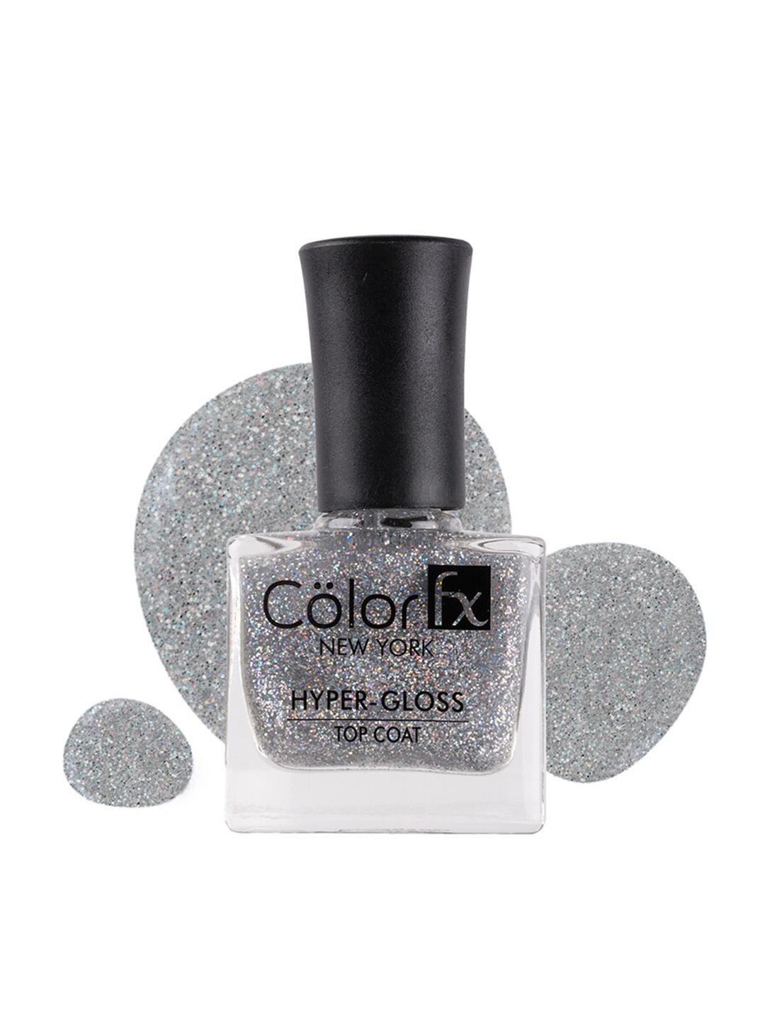 Buy Color Fx New York Hyper Gloss Top Coat Glitter Finish Nail Enamel 9 ...