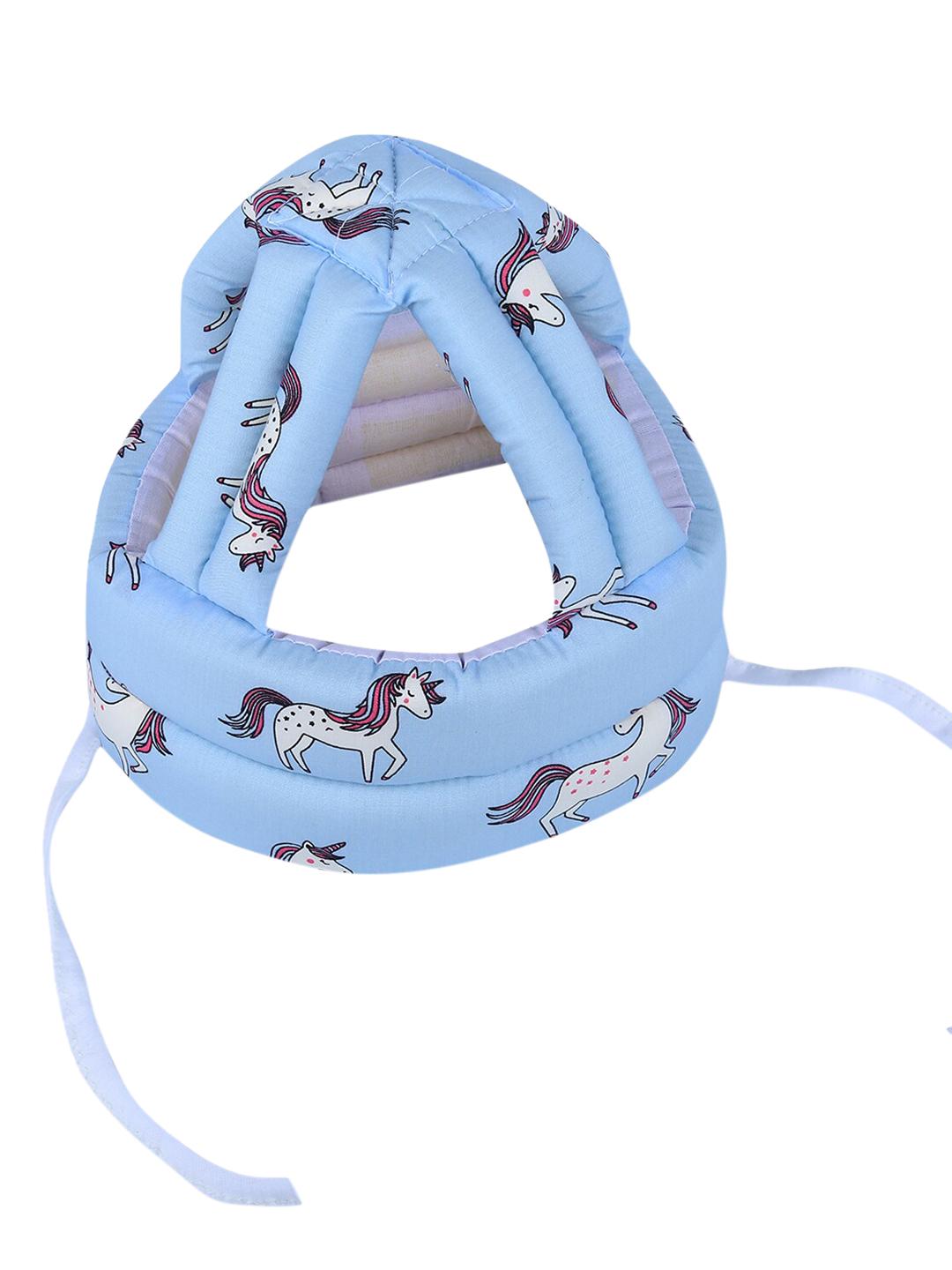 Buy Baby Moo Kids Unicorn Printed Cushioned Adjustable Safety Helmet ...