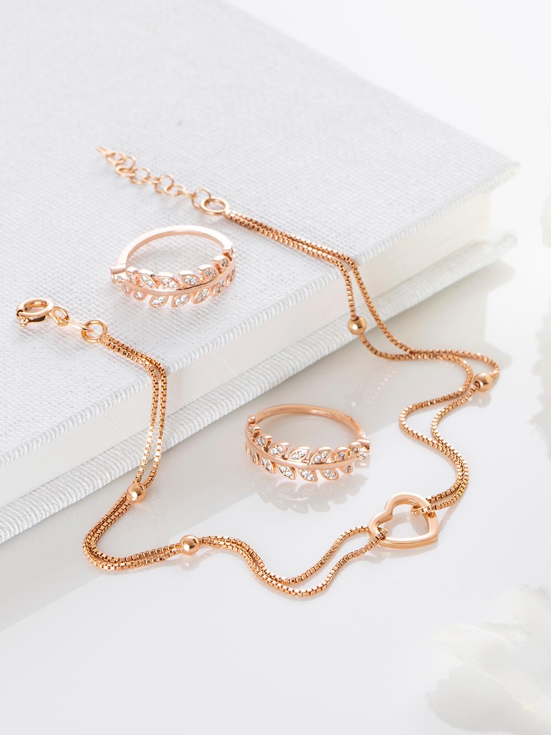 Buy Zavya Pack Of 4 925 Sterling Silver Anklets With Toe Rings - Anklet ...