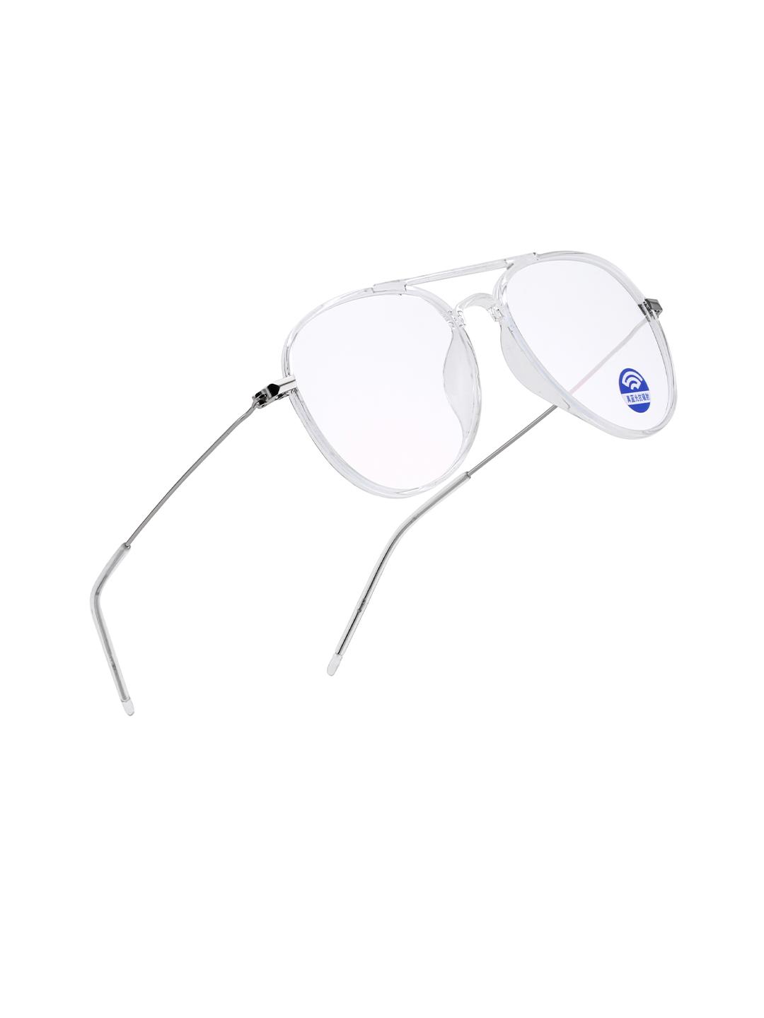 Buy ROYAL SON Unisex Transparent Full Rim Aviator Frames - Frames for ...