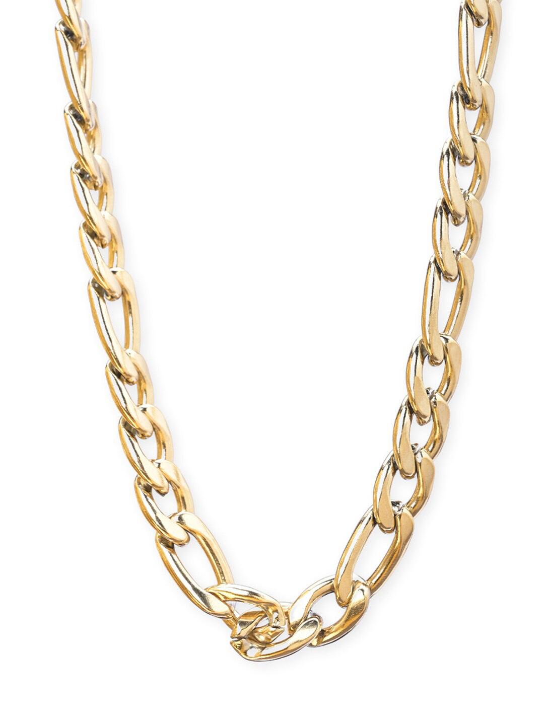 Buy PALMONAS 18k Gold Plated Big Figaro Chain - Necklace And Chains for ...