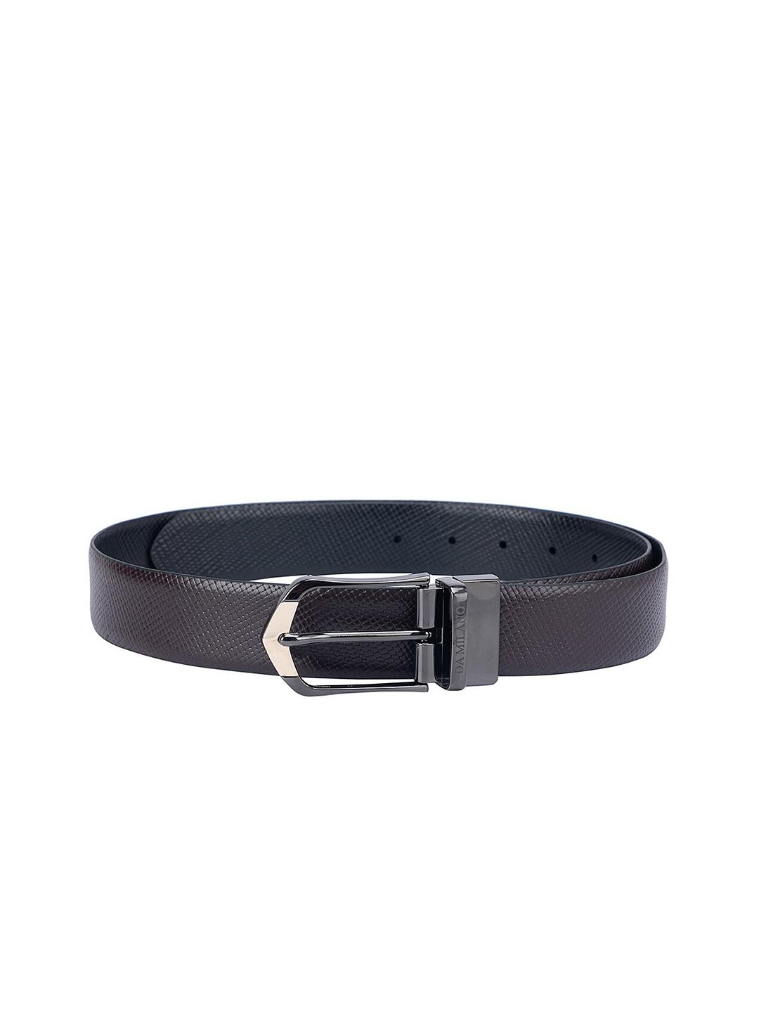 Buy Da Milano Men Textured Push Pin Belt - Belts for Men 21584594 | Myntra