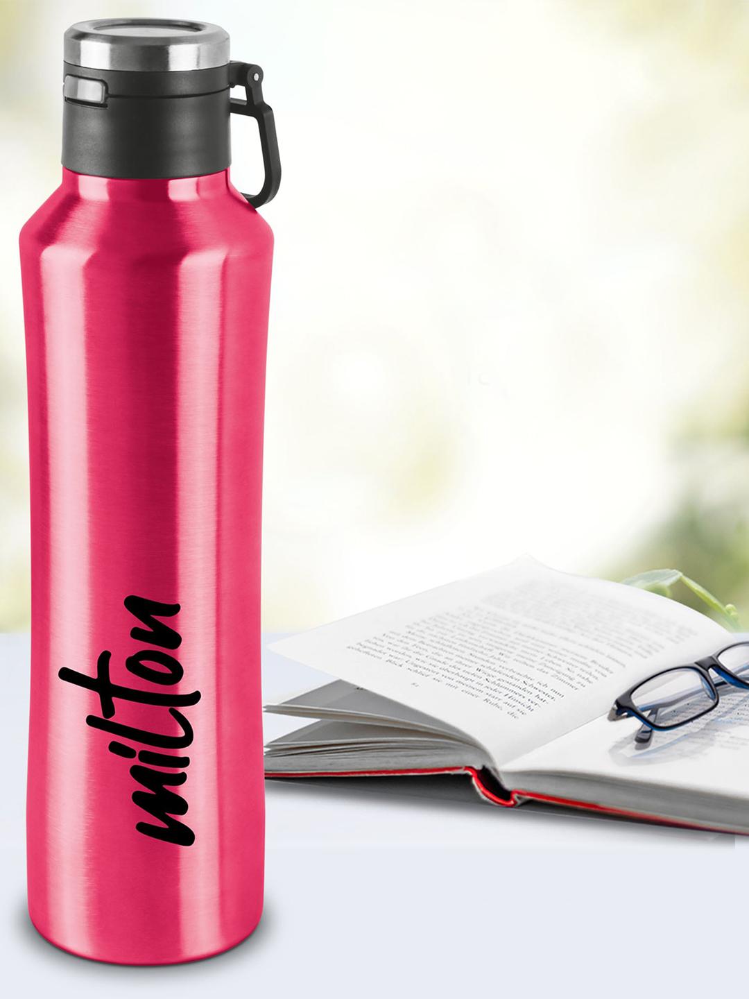 Buy Milton Gulp 1100 Pink Thermosteel 24 Hours Hot Or Cold Water Bottle ...