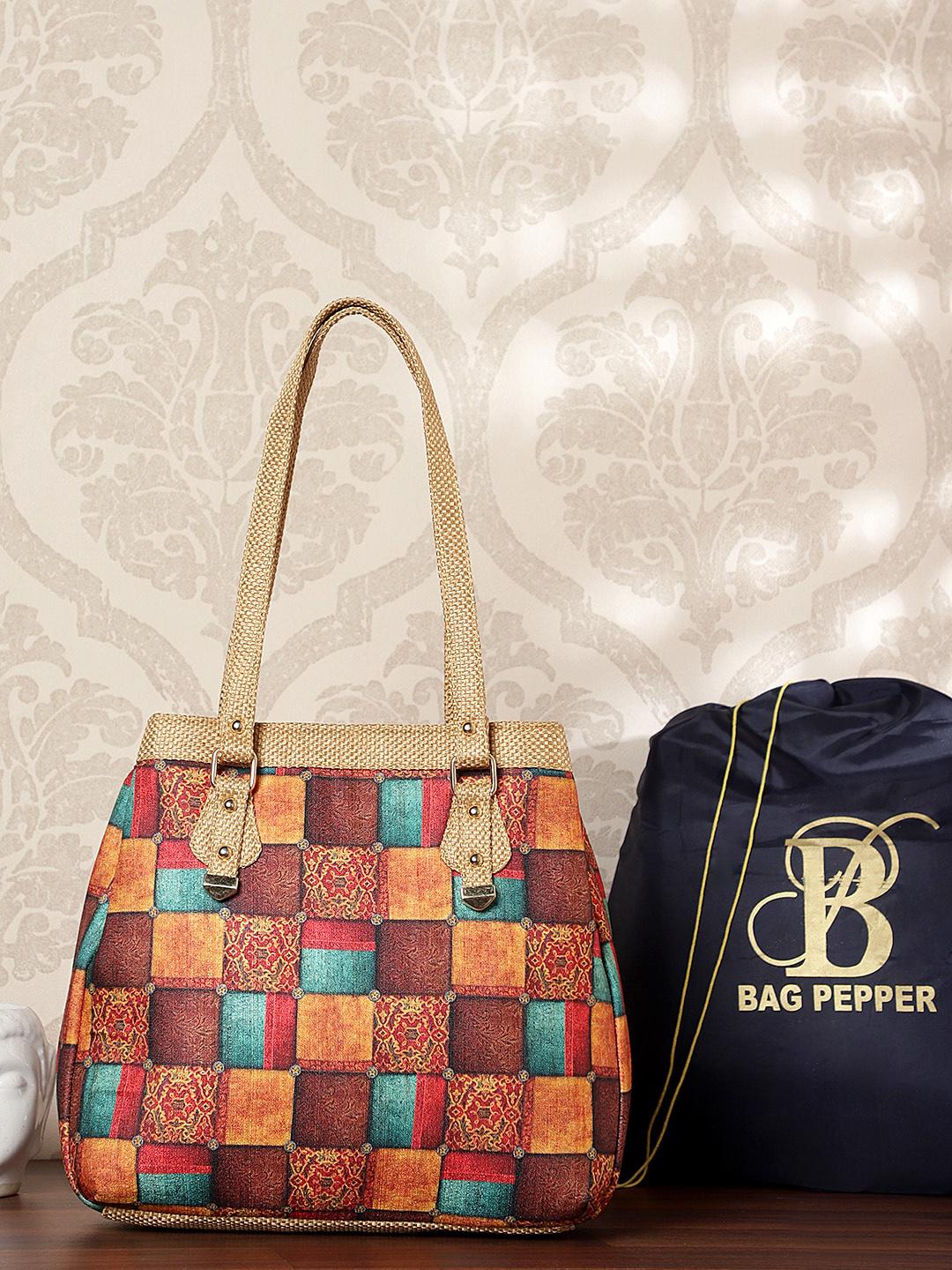 Buy Bag Pepper Textured Oversized Shopper Handheld Bag - Handbags for ...