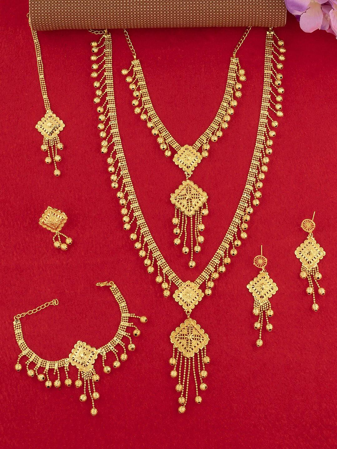 Buy Alamod Gold Plated Jewellery Set - Jewellery Set for Women 21616084 ...