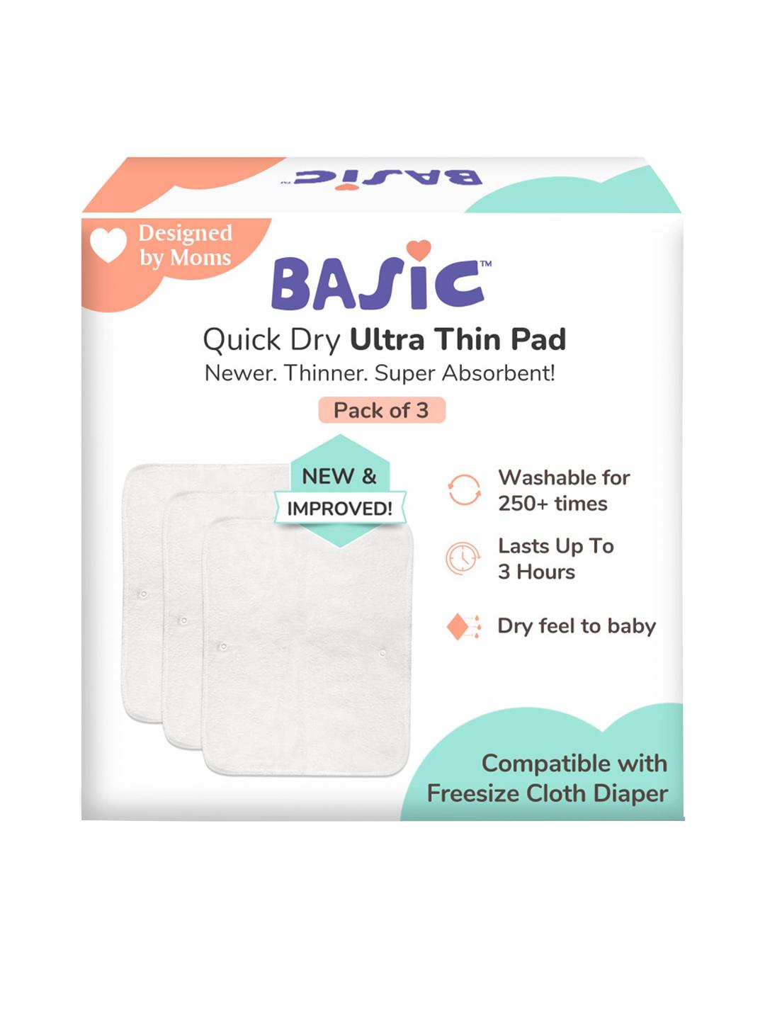 Buy SuperBottoms Infants Basic Quick Dry Ultra Thin Pad Diaper ...