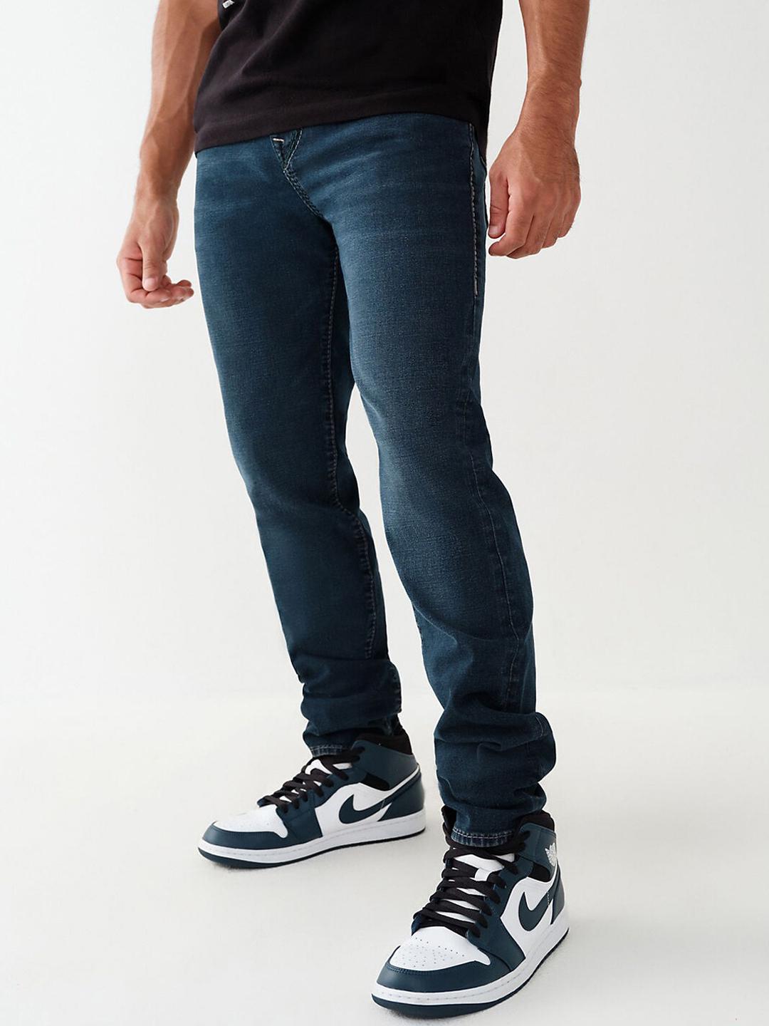 Buy True Religion Men Rocco Mega Big T Skinny Fit Light Fade Jeans - Jeans for Men 21657588 | Myntra
