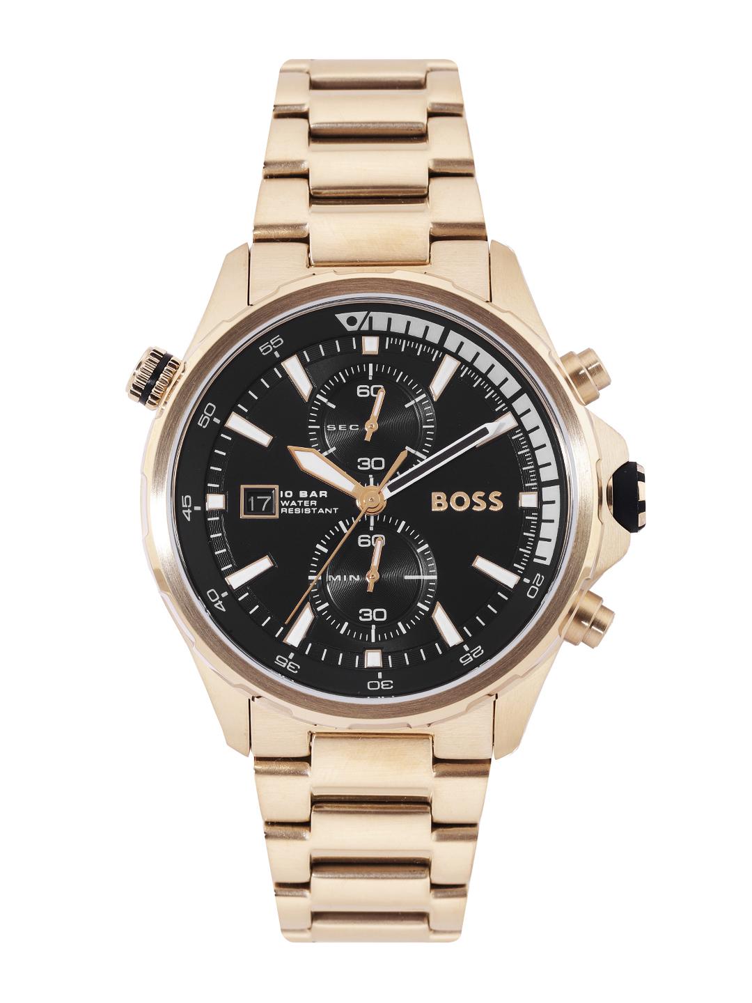 Buy Hugo Boss Men Globetrotter Chronograph Analogue Watch 1513932 ...