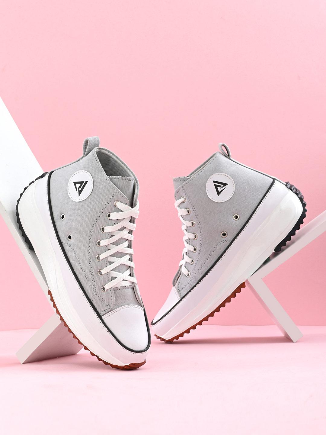 Buy AfroJack Men Colourblocked Mid Top Sneakers - Casual Shoes for Men ...