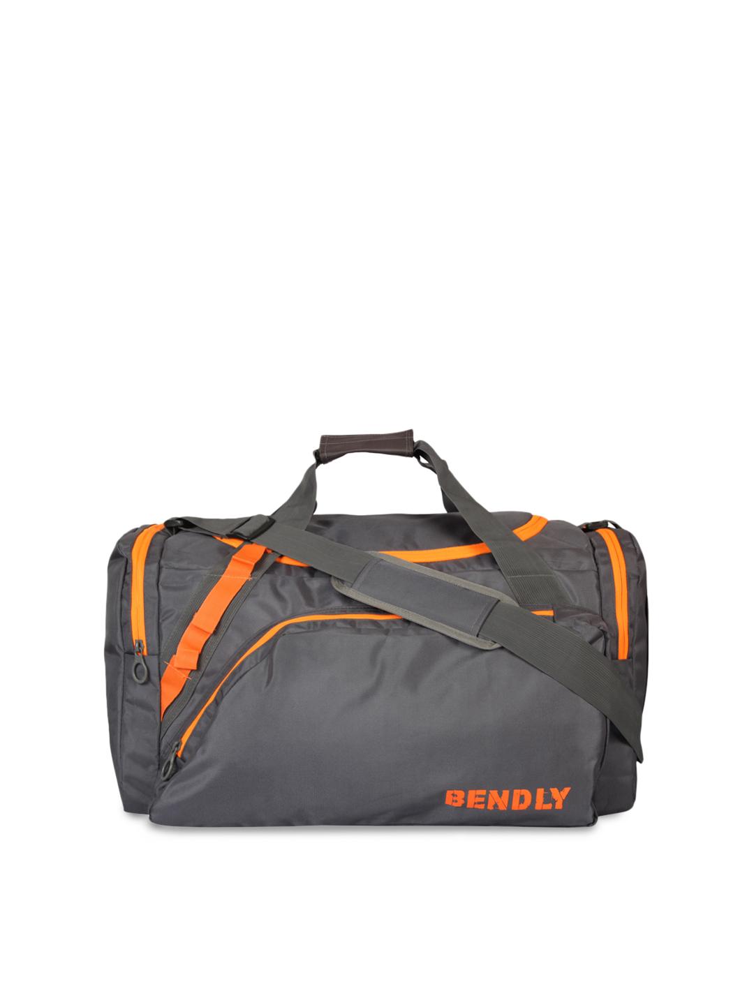 Buy Bendly Unisex Grey Travelyf Duffel Bag - Duffel Bag for Unisex ...