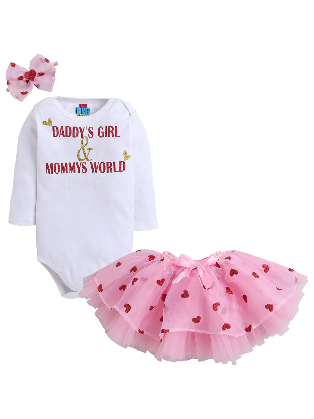 Buy TINY MINY ME Girls Embellished Top With Skirt - Clothing Set for ...