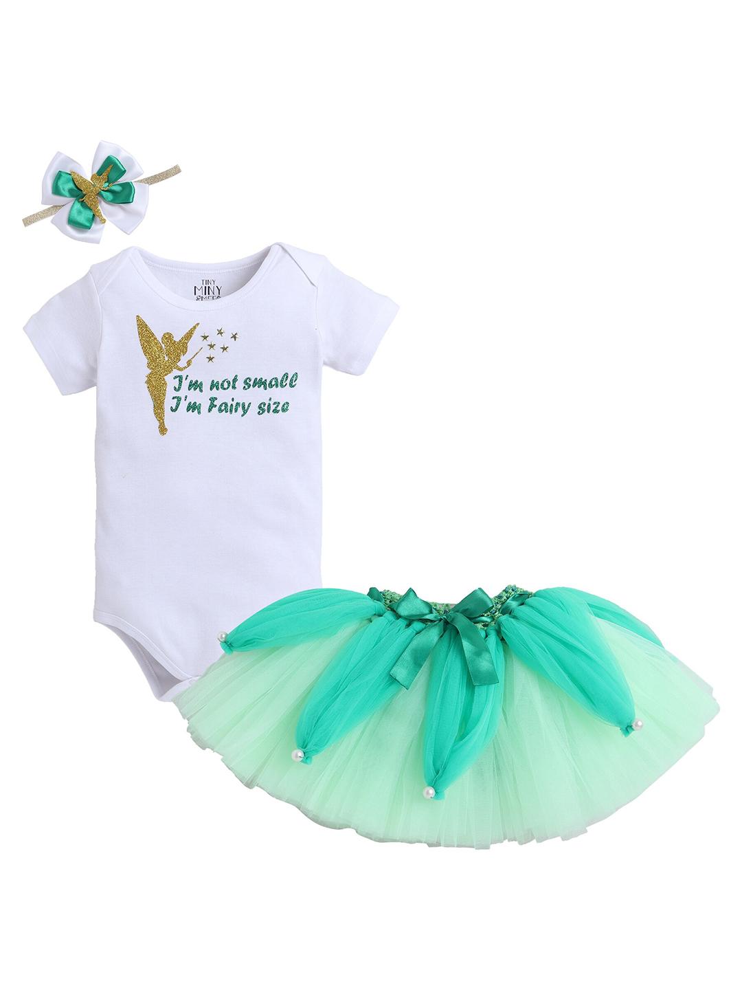 Buy TINY MINY ME Girls Embellished Top With Skirt - Clothing Set for ...