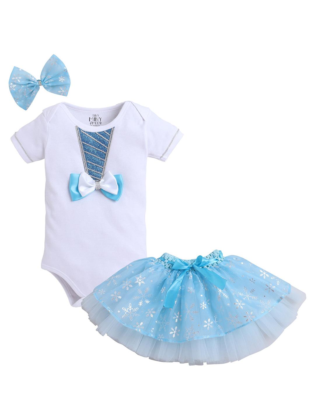 Buy TINY MINY ME Girls Embellished Top With Skirt - Clothing Set for ...
