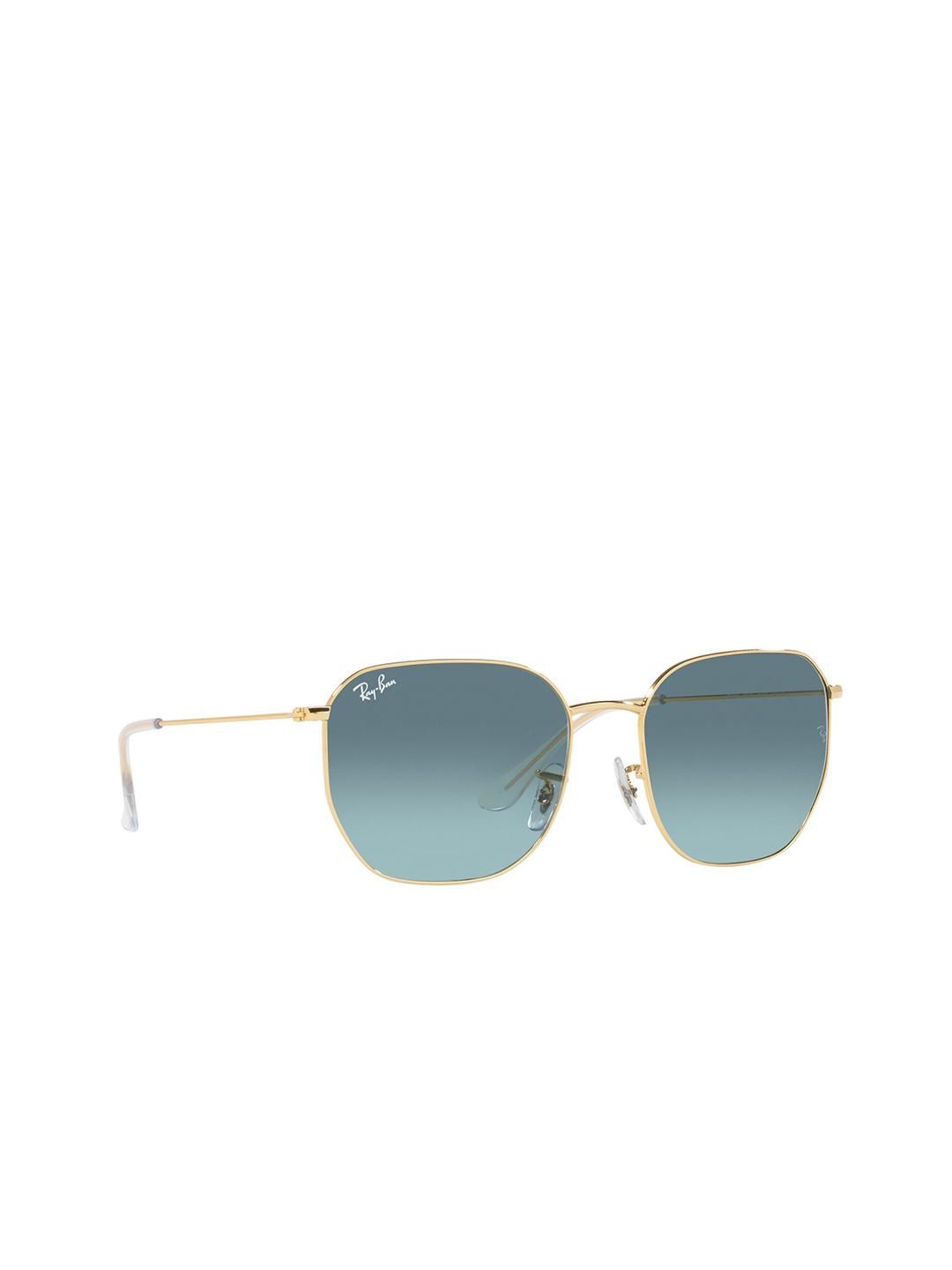 Buy Ray Ban Unisex Gradient Blue Lens Irregular Sunglasses 0RB3695I001 ...