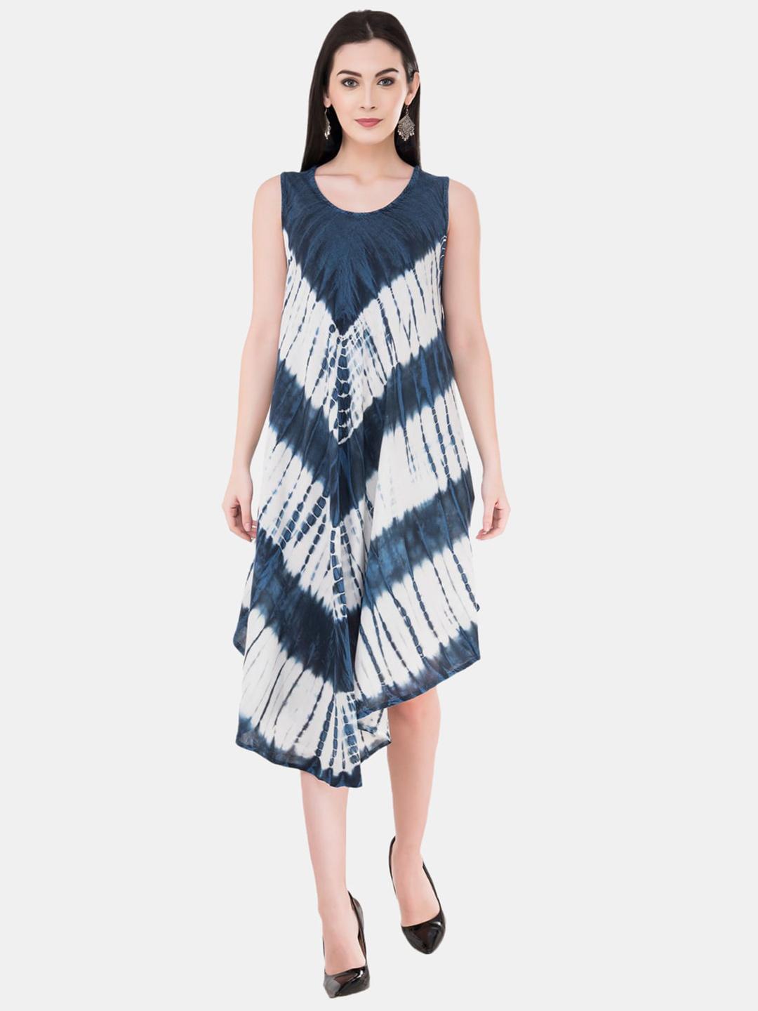 Buy SAAKAA Tie And Dye A Line Midi Dress - Dresses for Women 21759400 ...