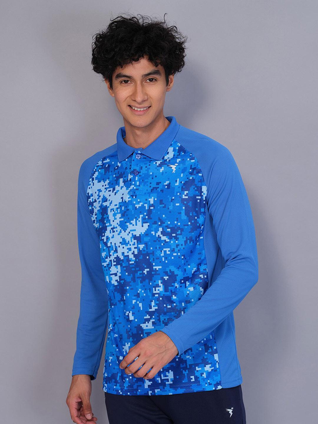 Buy Technosport Men Active Abstract Printed T Shirt - Tshirts for Men ...