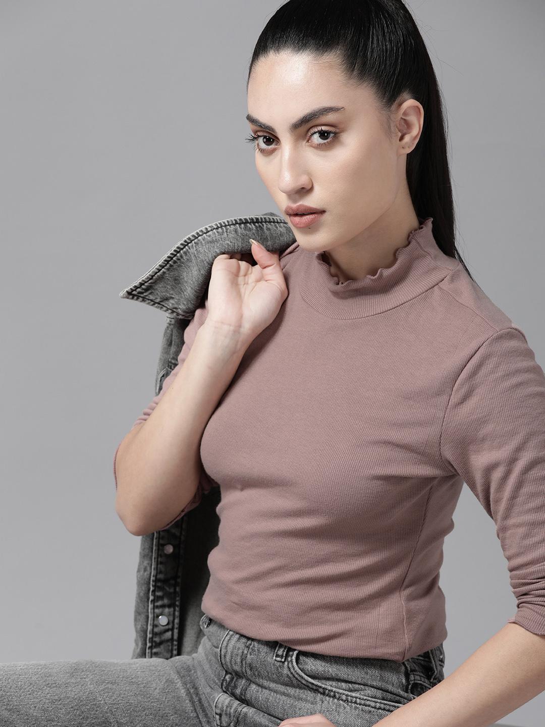 Buy Roadster Solid Top - Tops for Women 21761552 | Myntra