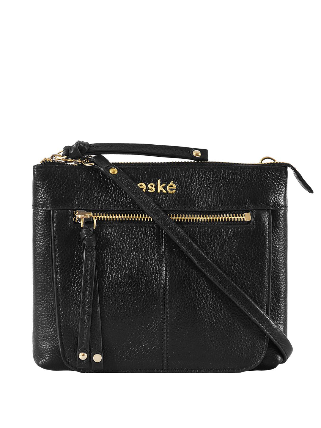 Buy Eske Textured Leather Structured Sling Bag - Handbags for Women ...