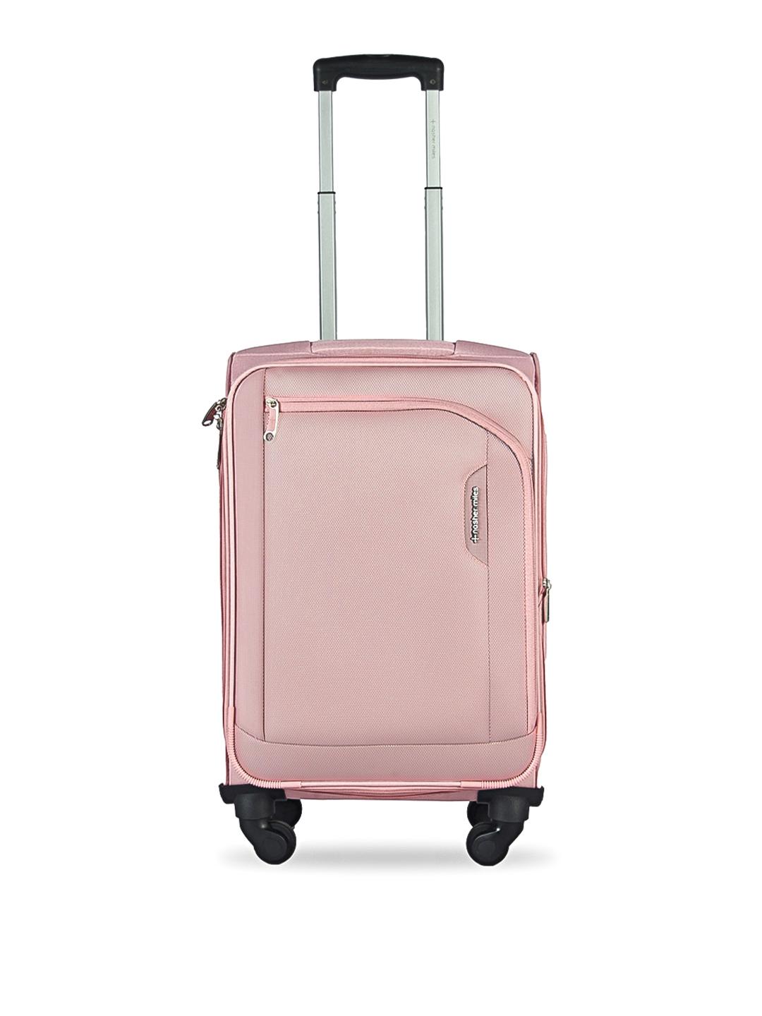 Buy Nasher Miles Unisex Pink Trolley Bag - Trolley Bag for Unisex ...
