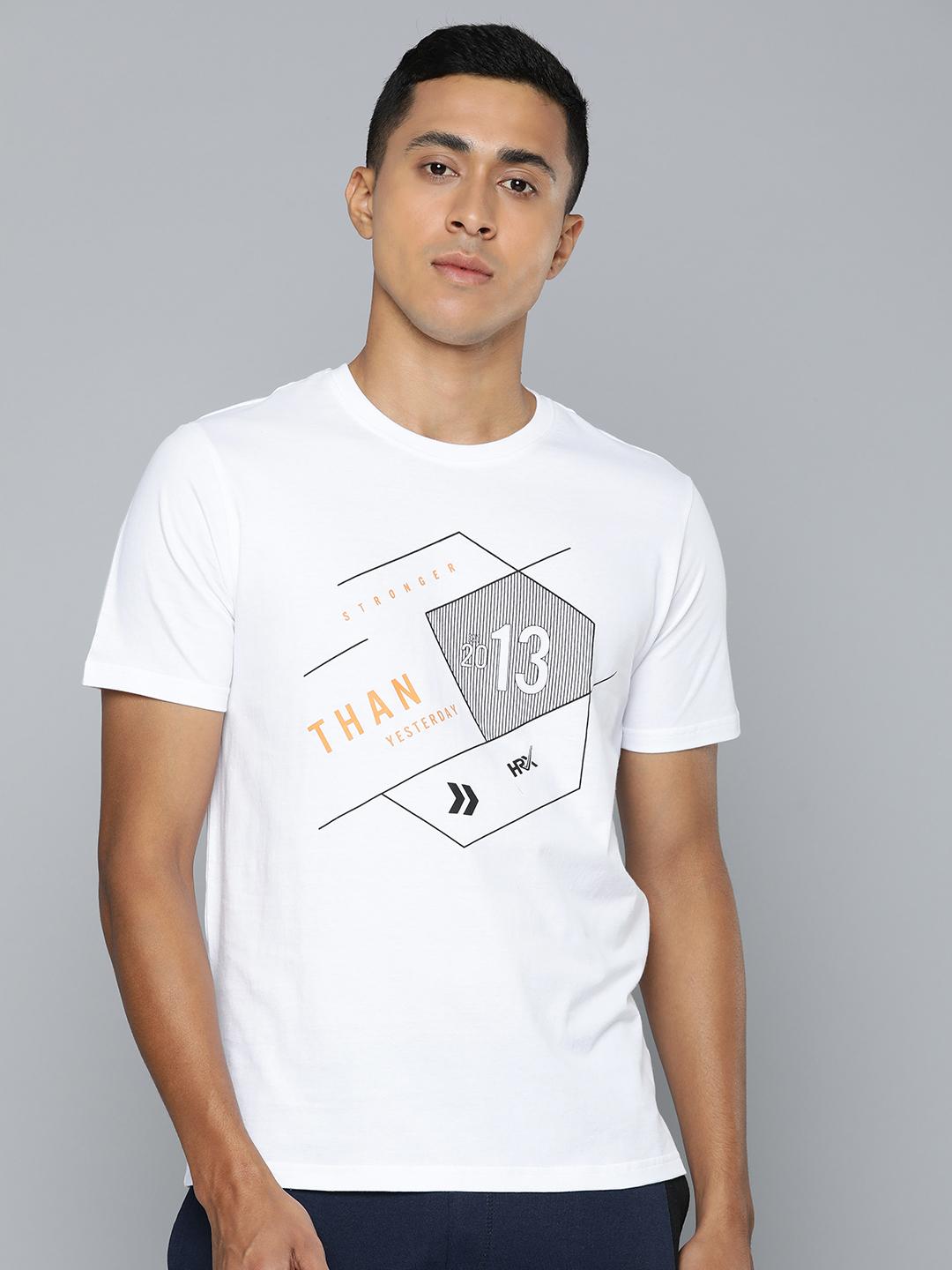 Buy HRX By Hrithik Roshan Graphic Printed Regular Fit T Shirt - Tshirts ...