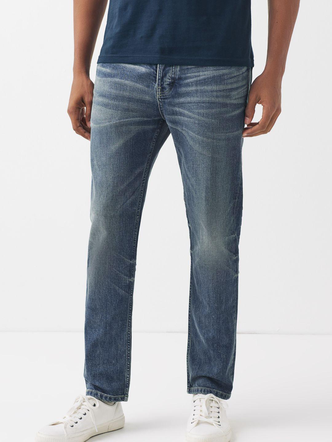 Buy NEXT Men Slim Fit Light Fade Stretchable Jeans - Jeans for Men ...