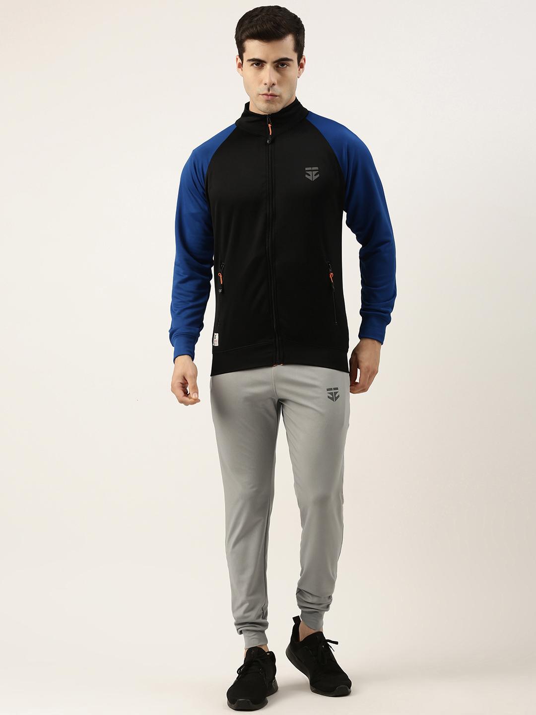 Buy Sports52 Wear Men Colourblocked Track Jacket With Joggers Training ...