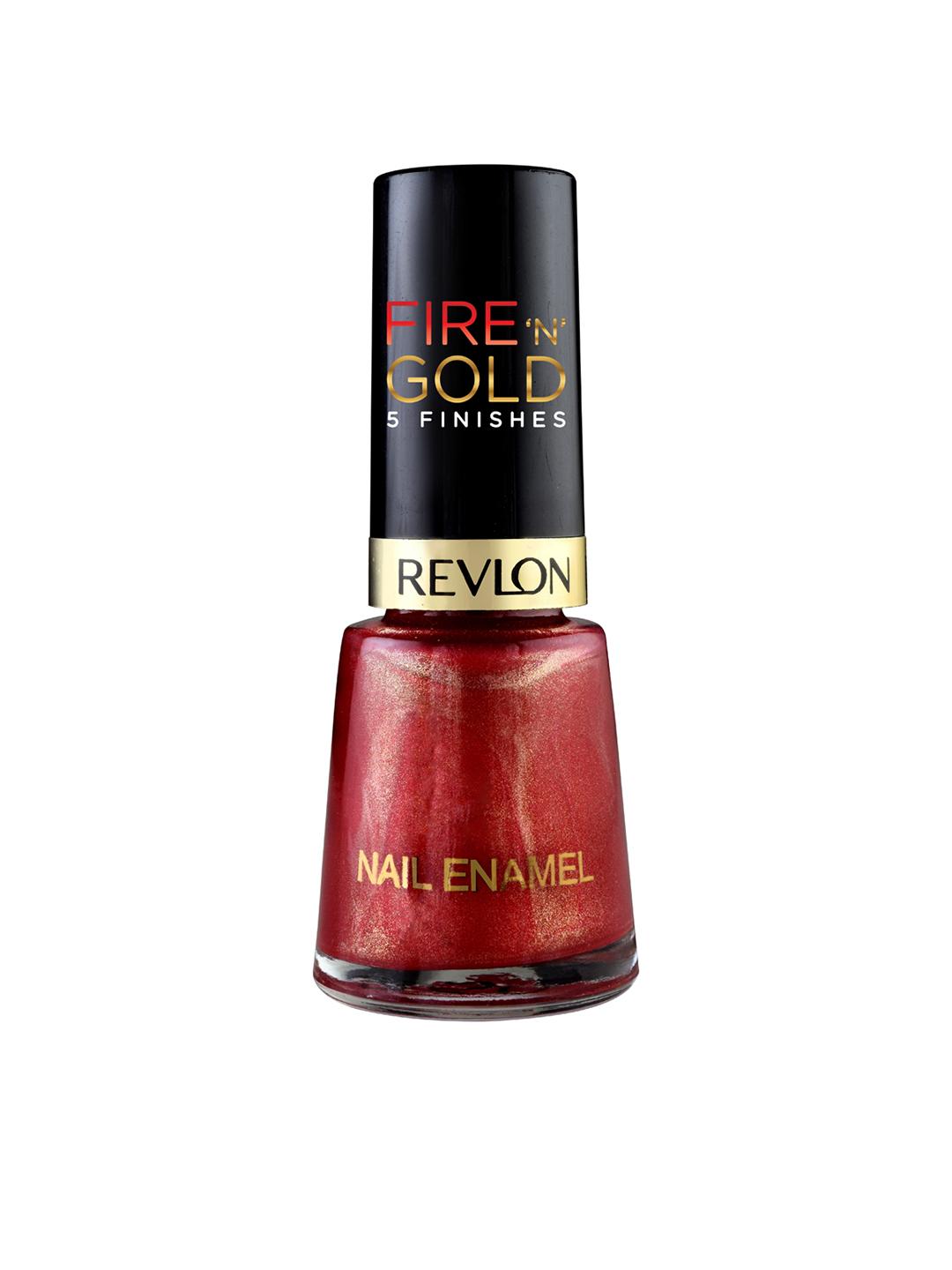 Buy Revlon Fire N Gold Chip Resistant Nail Enamel With Vitamin E 8ml ...