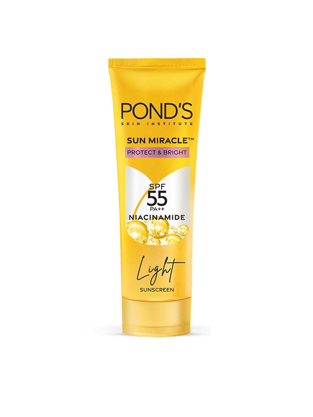 Buy Ponds Sun Miracle SPF 50 PA+++ Creme Gel Sunscreen With Niacinamide ...