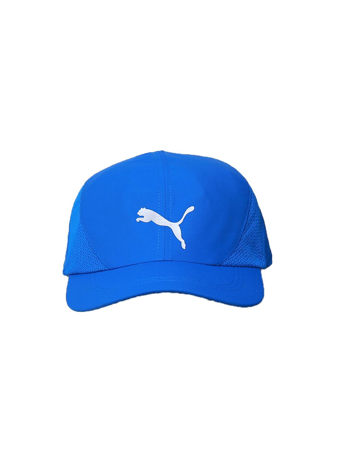 Buy Puma Unisex Blue Solid Pure Running Visor Cap - Caps for Unisex ...