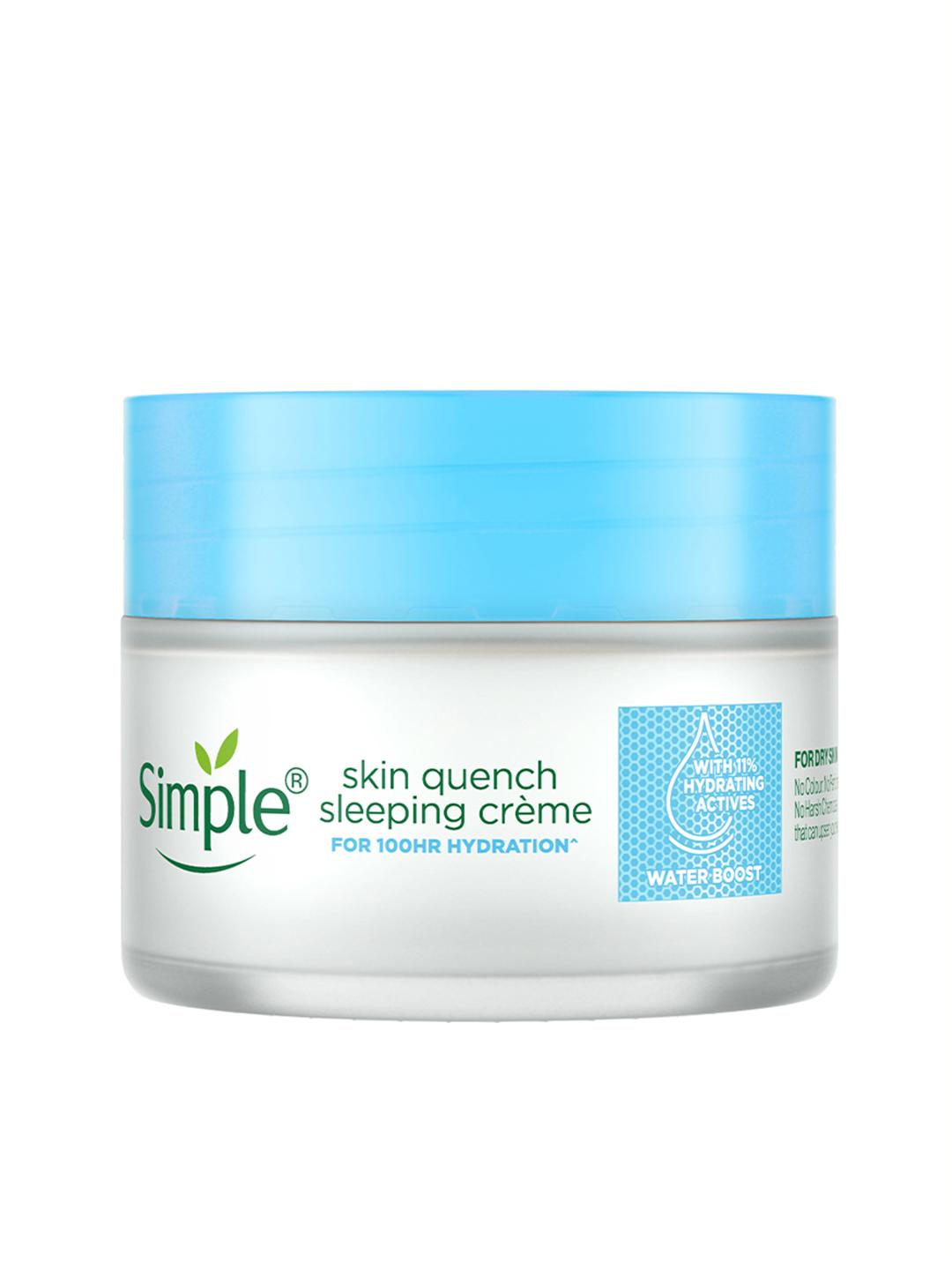 Buy Simple Water Boost Skin Quench Sleeping Creme For Dry Sensitive ...