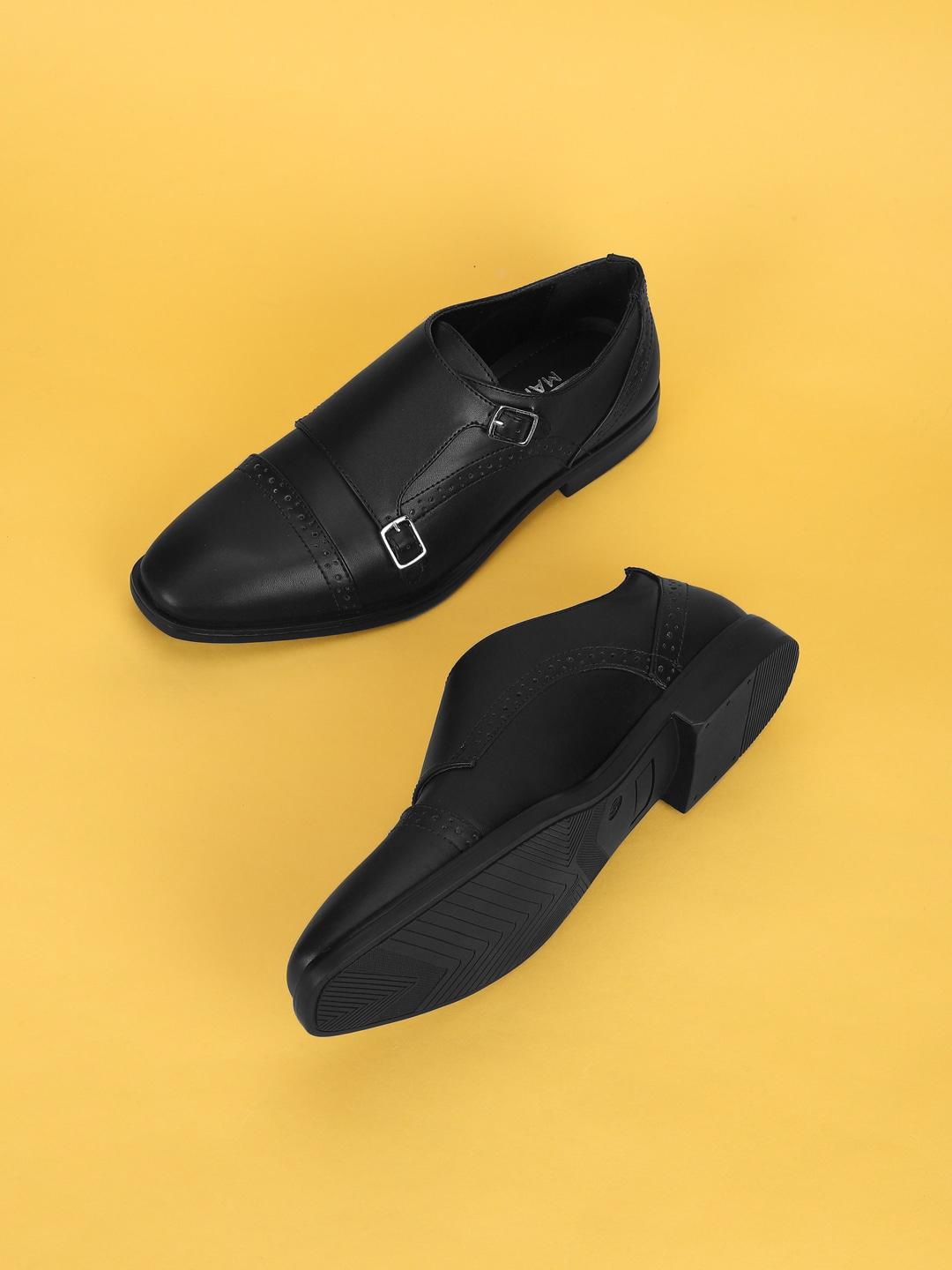 Buy Truffle Collection Men Textured Basic Monks - Casual Shoes for Men ...