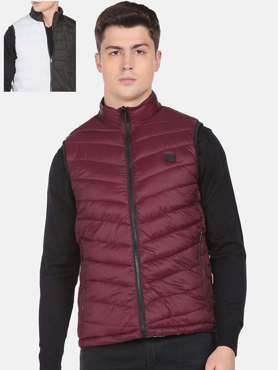 Buy Arrow Sport Men Colourblocked Bomber Jacket - Jackets for Men ...