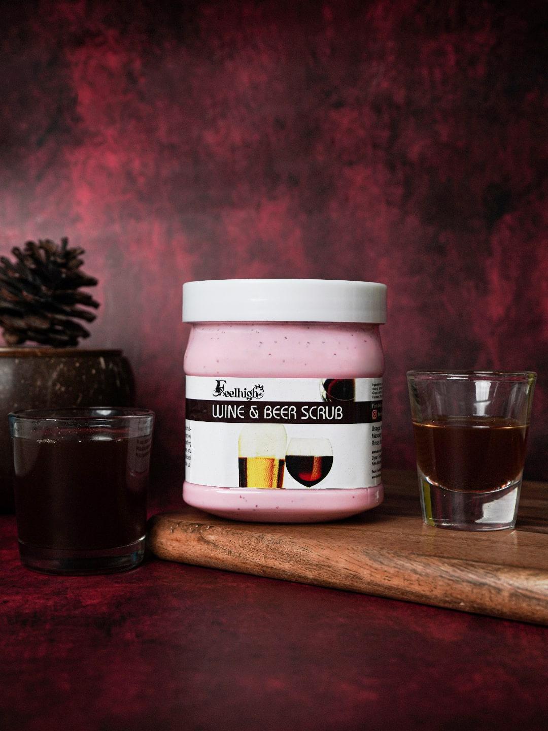 Buy FEELHIGH Wine & Beer Face & Body Scrub 500 Ml - Face Scrub And ...