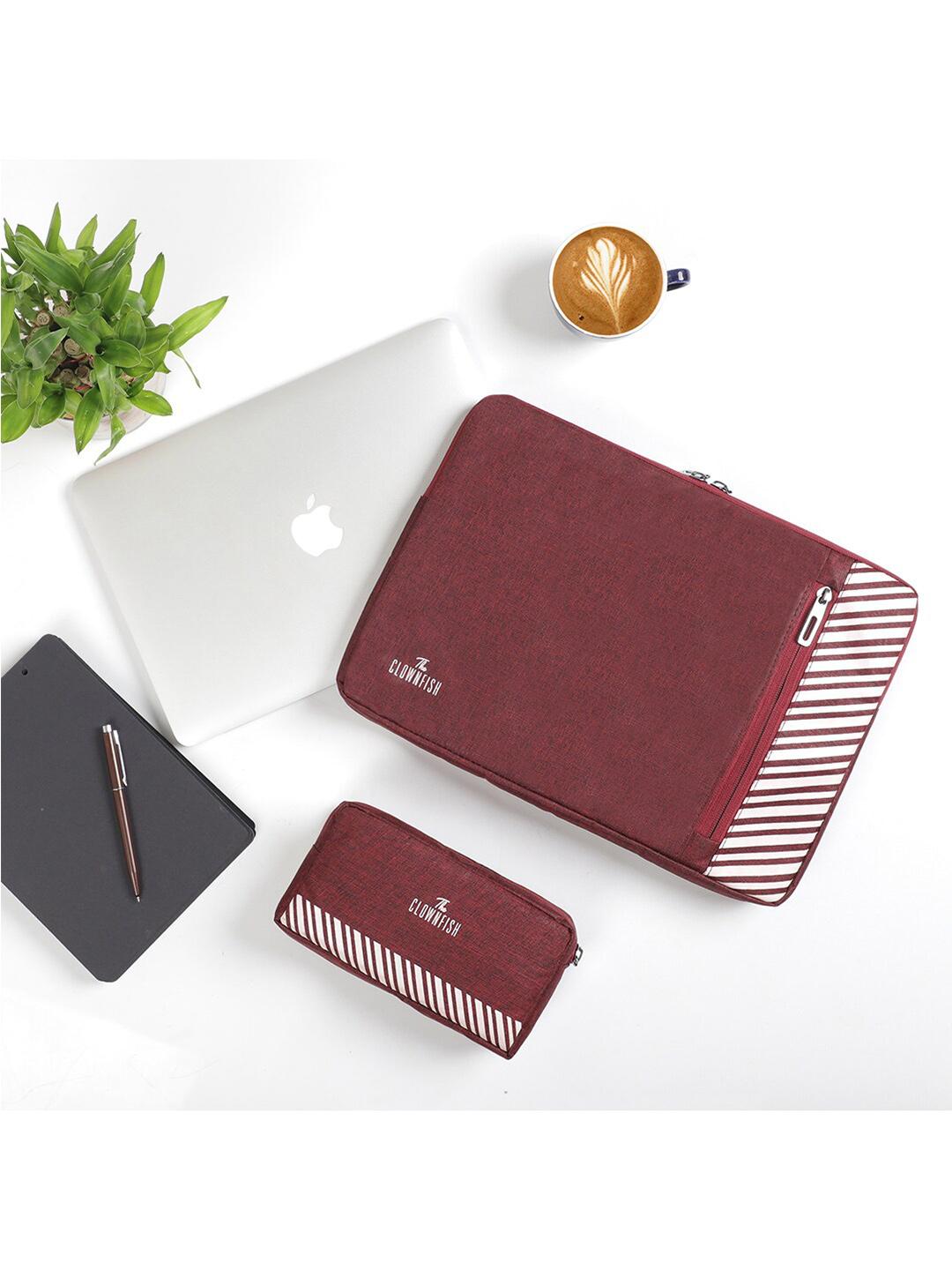 Buy THE CLOWNFISH Algo & Scholar Solid Comfort Padded Laptop Sleeve ...