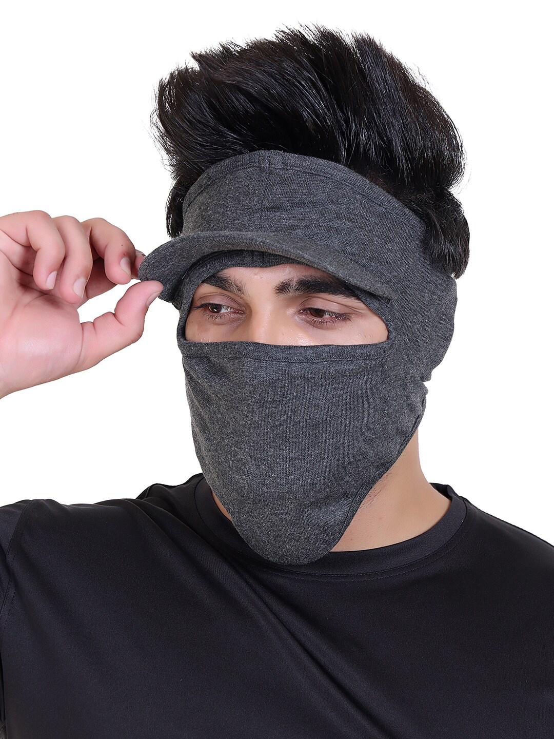 Buy Gajraj Cotton Strechable Full Face Masks With Visor - Outdoor Masks ...