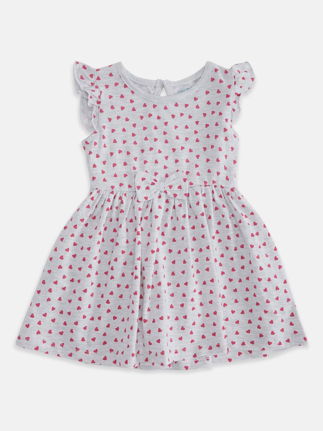 Buy Pantaloons Baby Infant Girls Polka Dots Printed Cotton Fit And ...