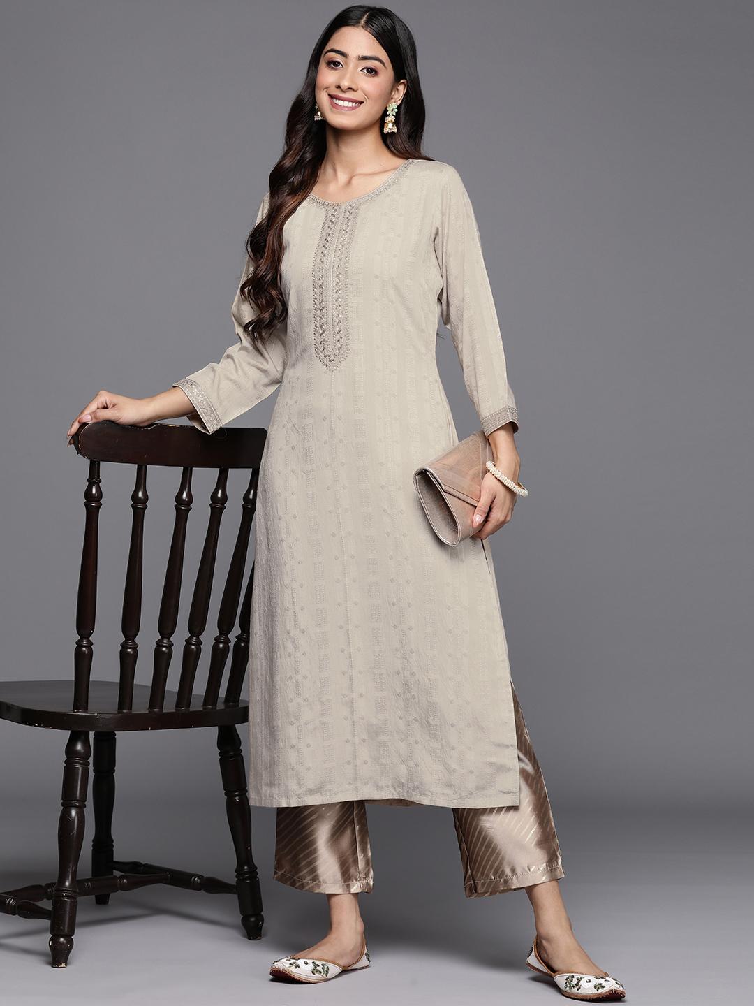 Buy Libas Woven Design Pastels Dobby Kurta - Kurtas for Women 22124756 ...