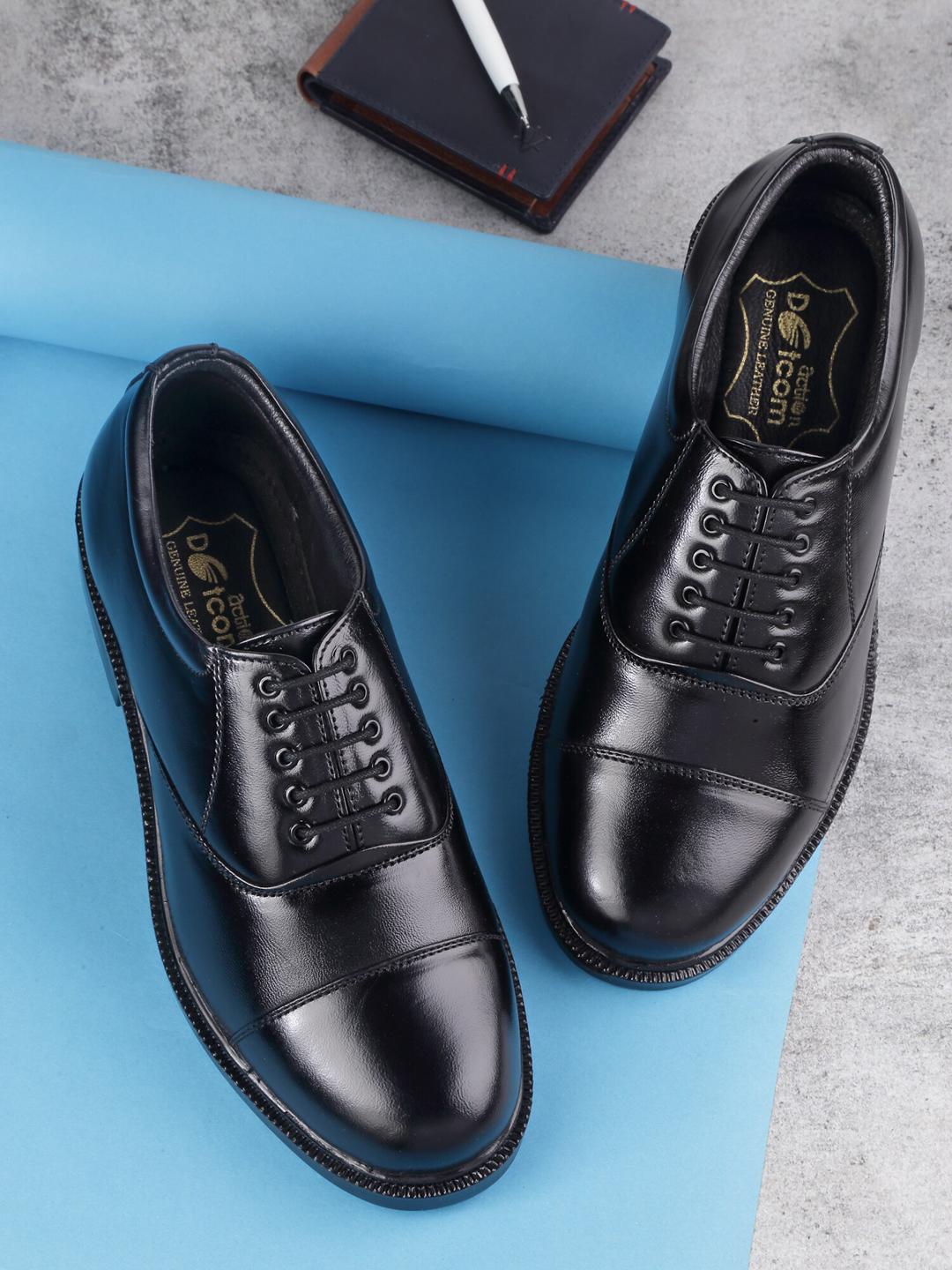 Buy Action Dotcom Men Genuine Leather Comfort Fit Formal Oxfords ...