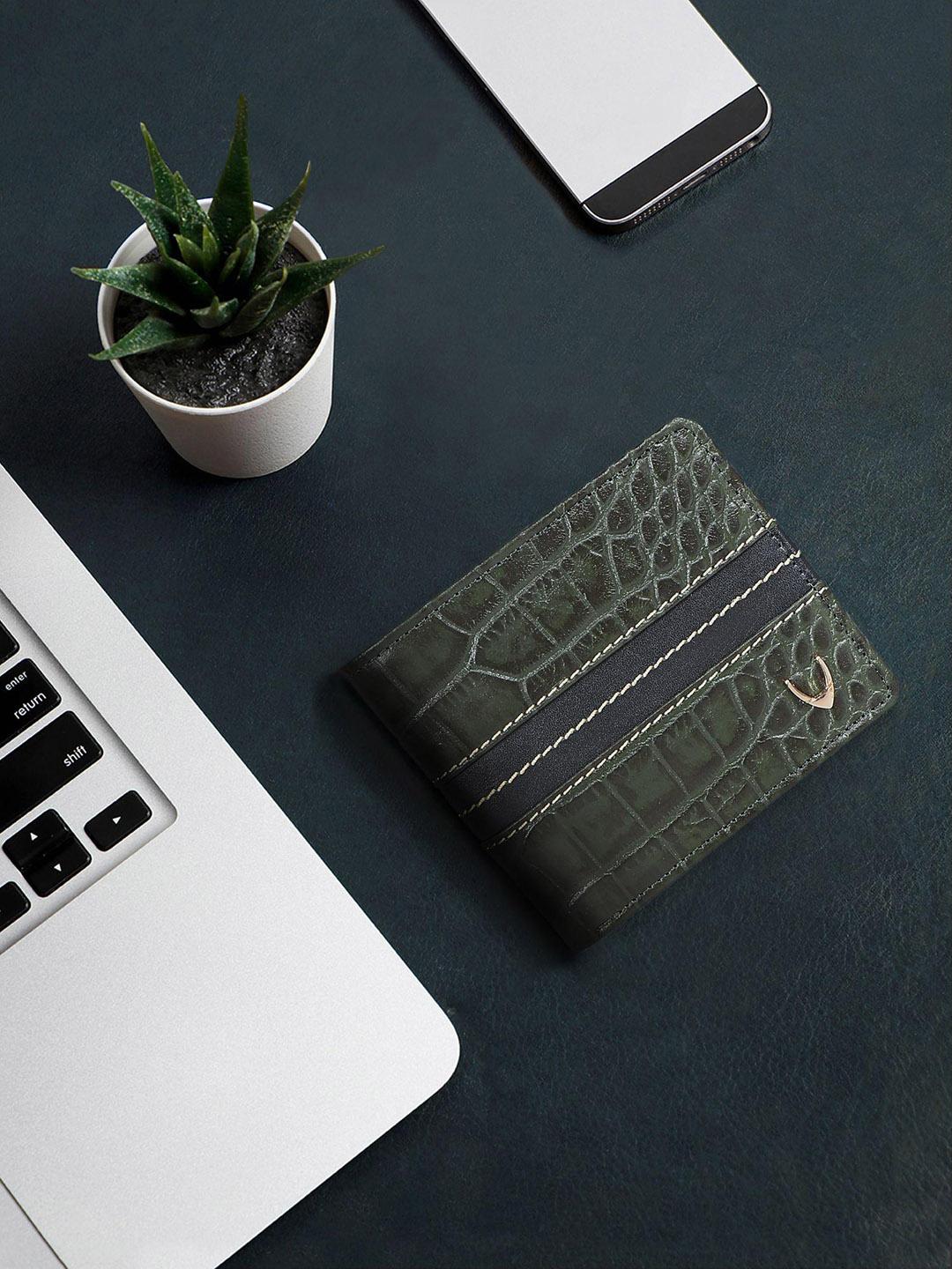 Buy Hidesign Men Textured Leather Two Fold Wallet - Wallets for Men ...